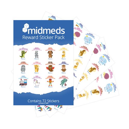 MidMeds Reward Stickers Pack 2023 | MidMeds Limited